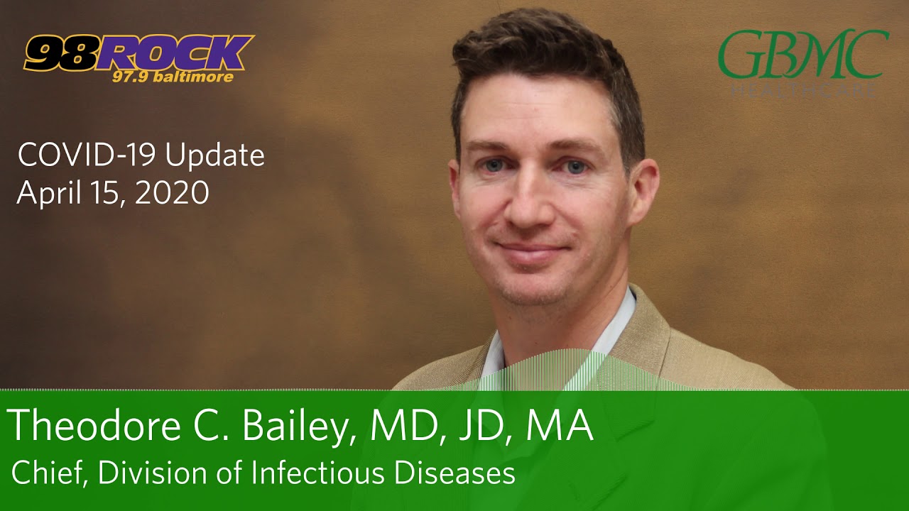 COVID-19 Update with Dr. Ted Bailey on 98Rock - April 15, 2020 - YouTube