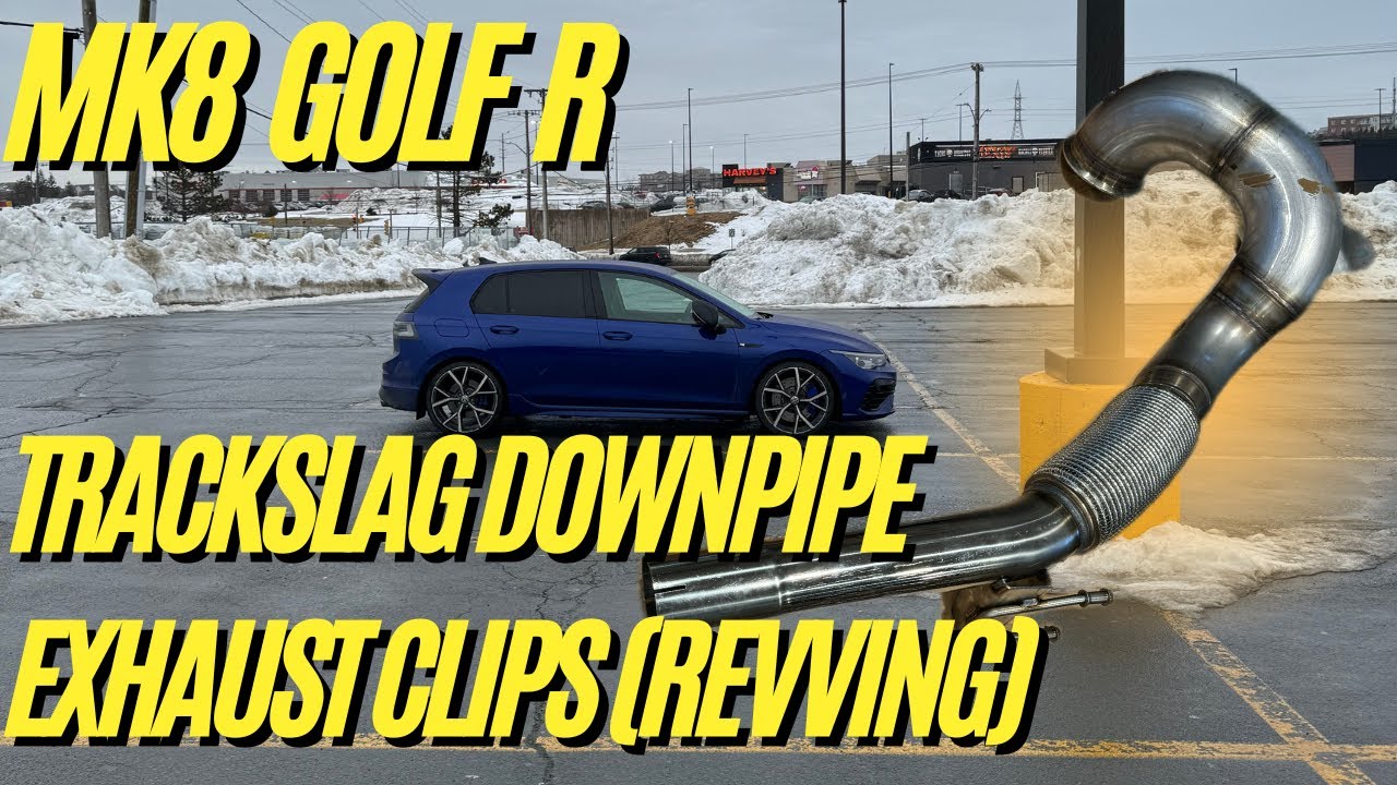 2024 VW Golf R (MK8) with Downpipe Exhaust Noises and Revving ...