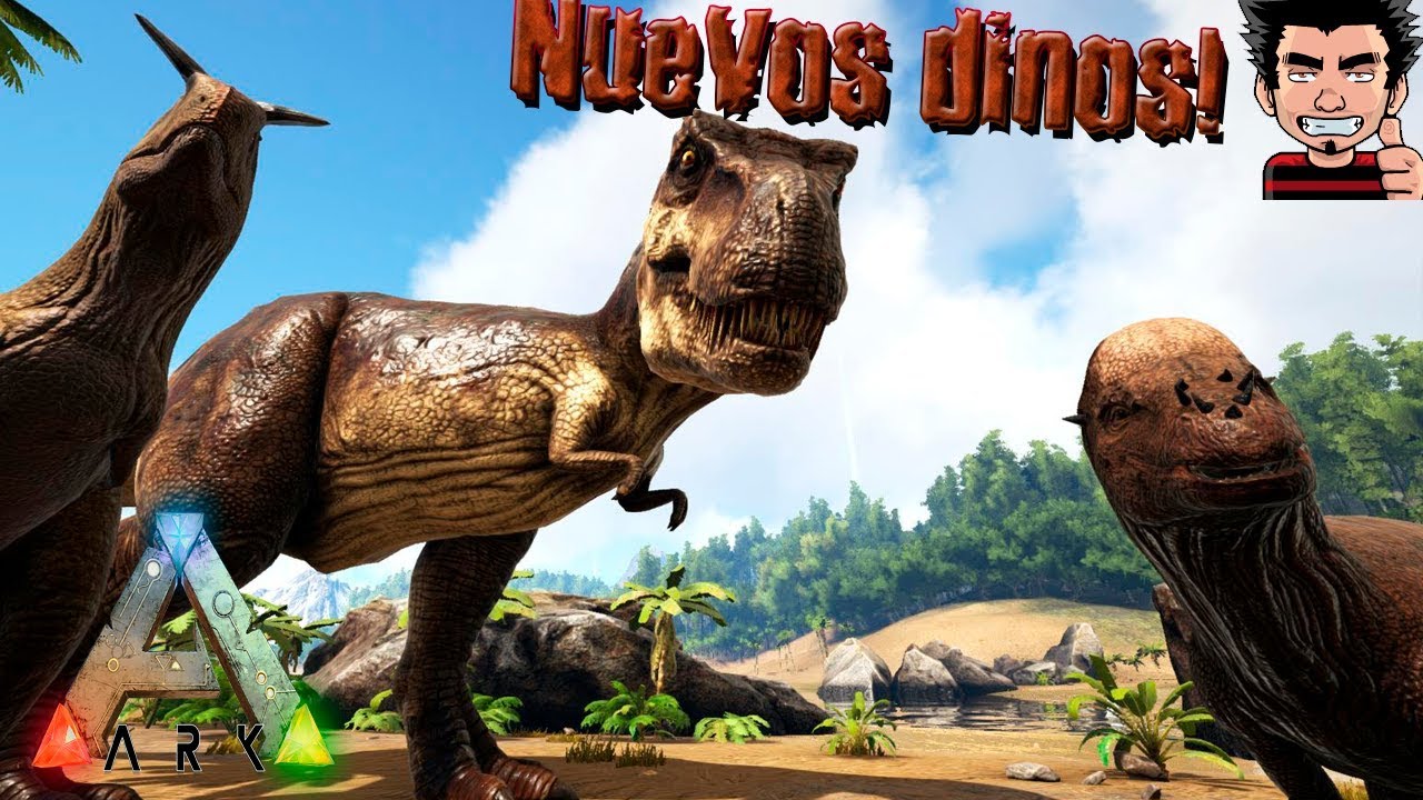 ARK Survival Evolved Jurassic Park MOD NUEVOS DINOS v2 nuevo T-REX ...