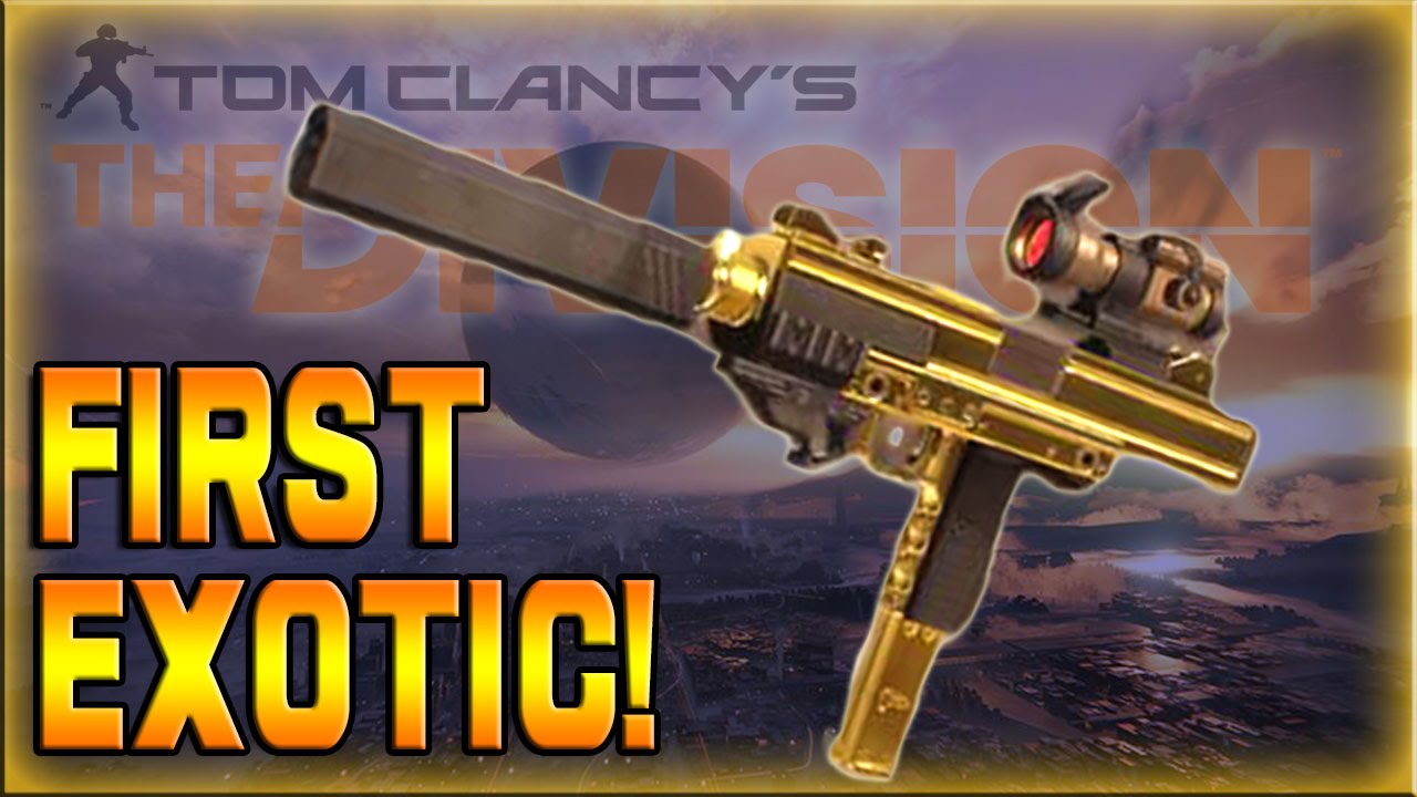 The Division - My First Exotic Weapon Drop! AKA High End - YouTube