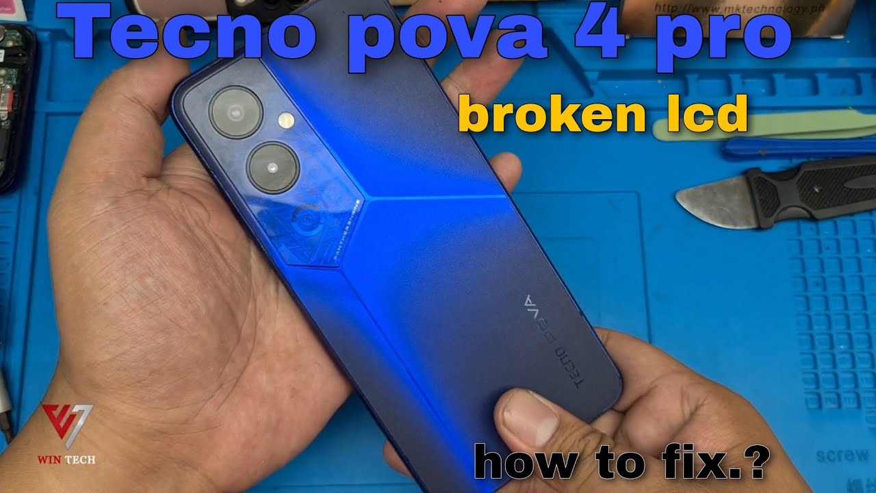 Tecno pova 4 pro Disassembly | tecno pova how to change Lcd - YouTube