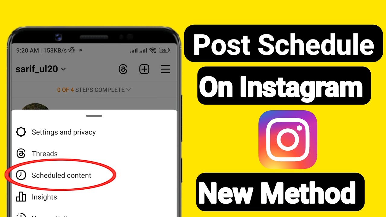 How To Post Schedule And Automatic Post On Instagram | Instagram Post ...