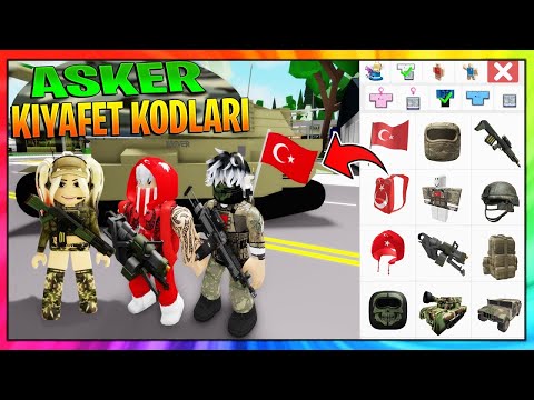 BROOKHAEN KIZ VE ERKEK ASKER KIYAFET  KODLARI  🏡Niko ile Brookhaven RP