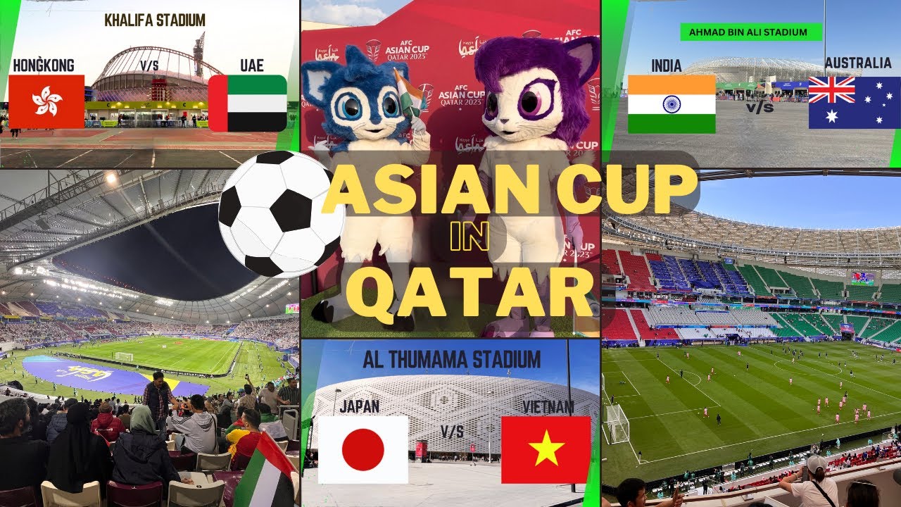 Asian cup experience in qatar | Football stadiums in qatar - YouTube