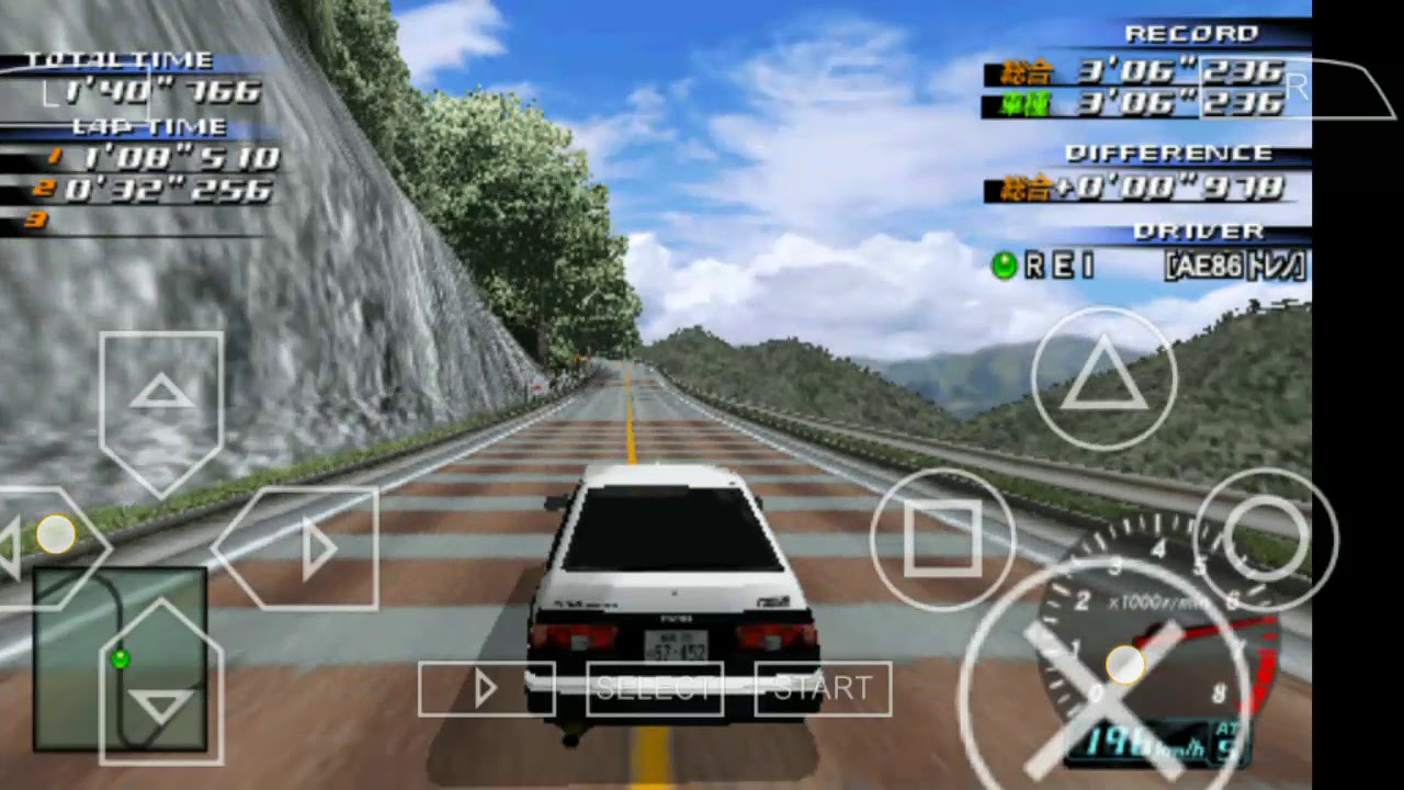 Initial D Street Stage: Mt. Myogi Time attack - YouTube