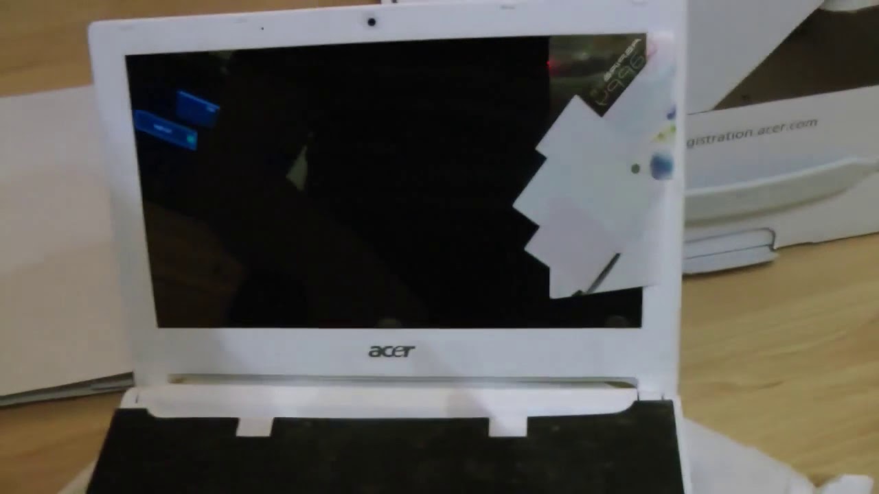 Acer aspire one Happy Blue unboxing - YouTube