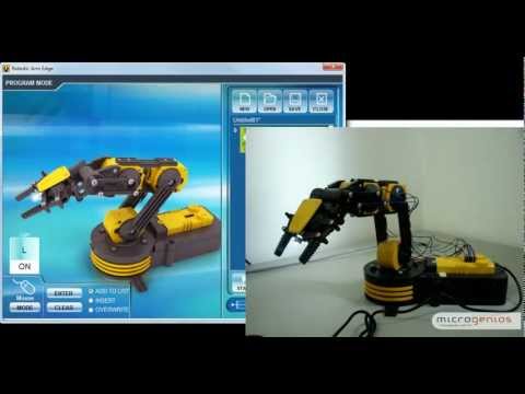 Robotic ARM Edge OWI-535 USB Interface - YouTube