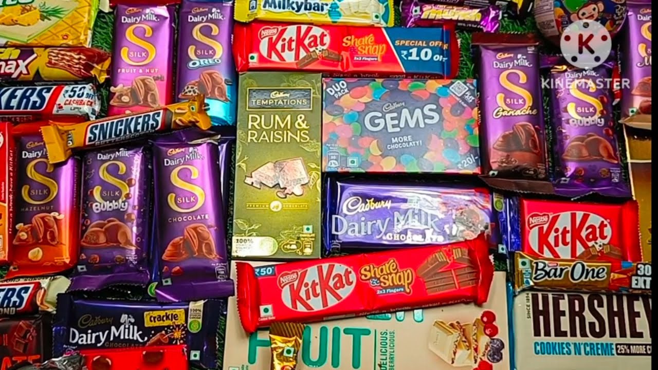 Cadbury Gems, Snickers, Munch, 5star @ChocolateCrazyASMRTv - YouTube