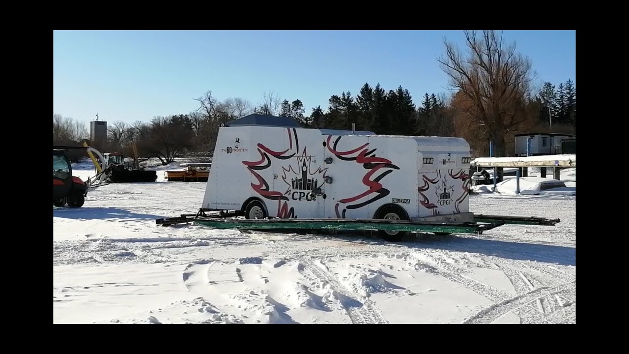 World's BIGGEST ZAMBONI & equipment that makes the Rideau Canal ...