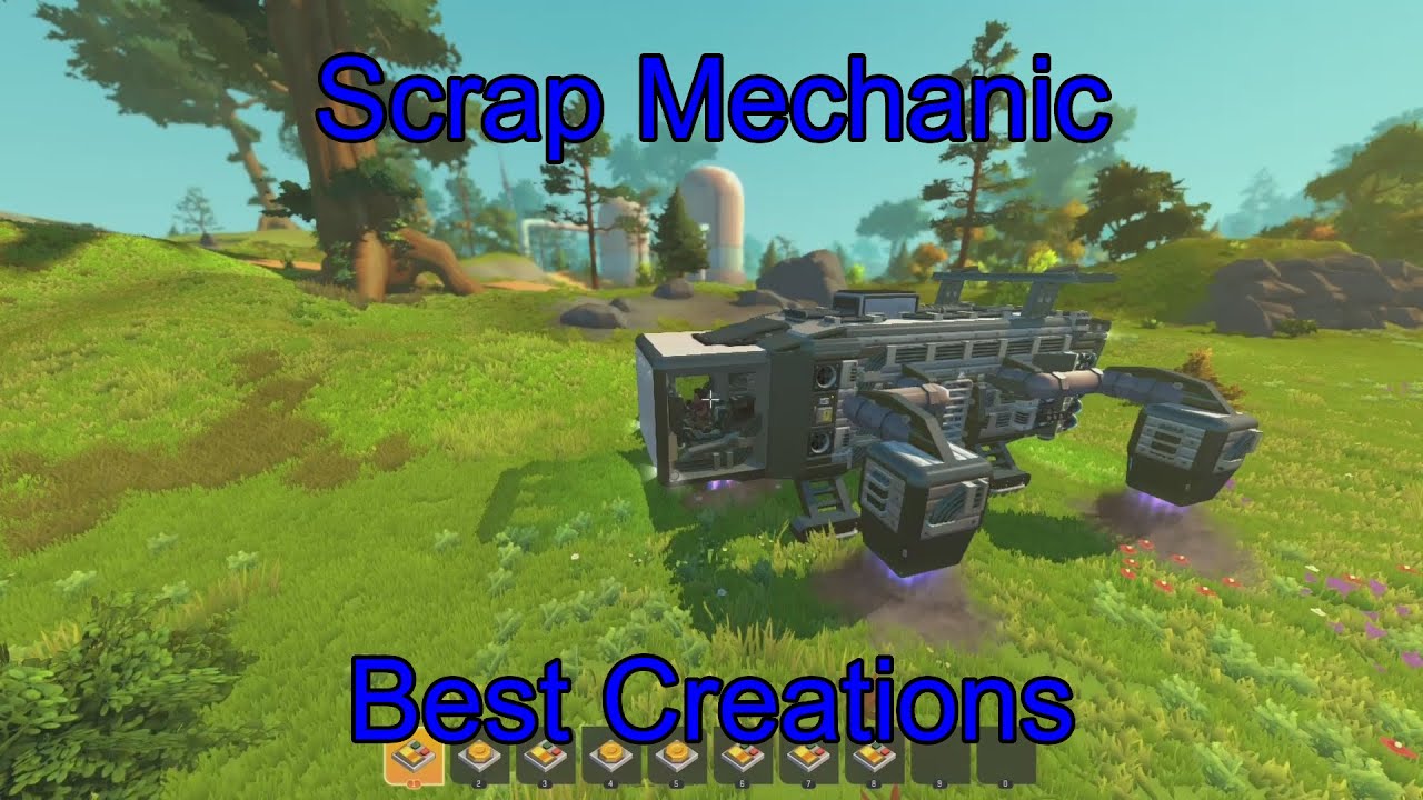 Cargo Spaceship, Sedan, and More | Scrap Mechanic | Best Creations ...