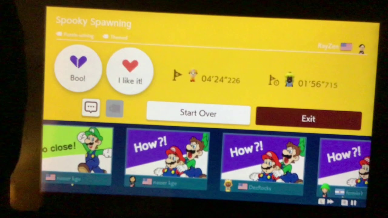 Spooky Mario maker level - YouTube