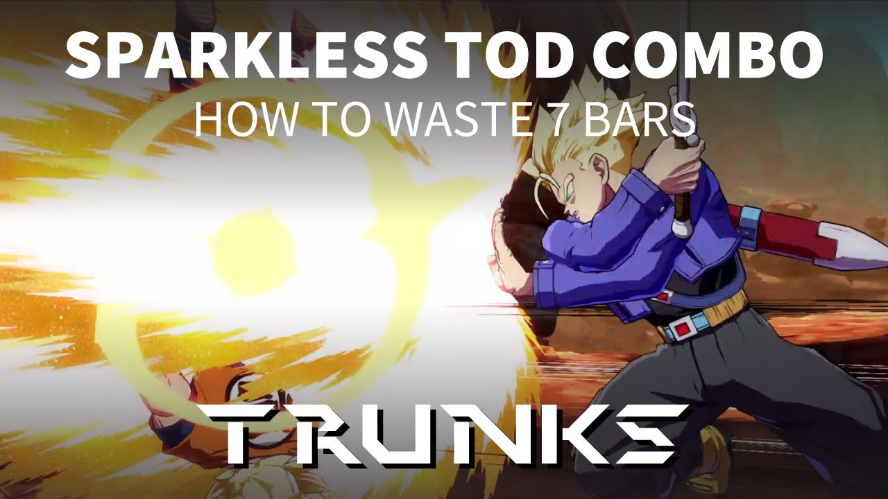 SSJ Trunks FULLSCREEN SPARKLESS TOD Combo DBFZ ⚔️ - YouTube