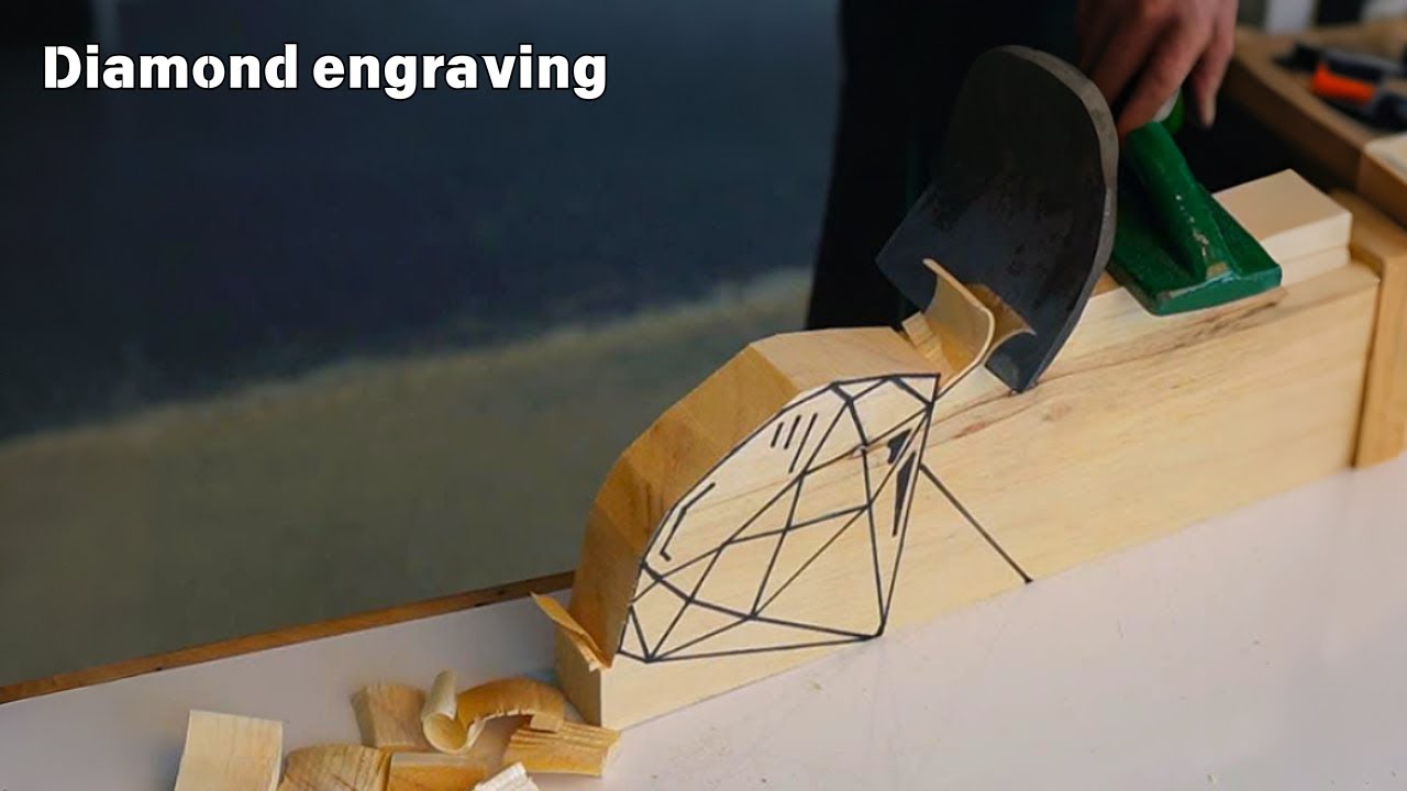 Diamond engraving - YouTube