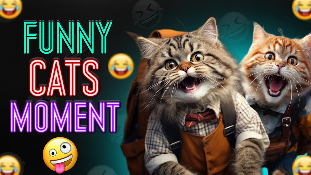 Feline Funniest Laugh Out Loud Moments With | Cat Video | 4K - YouTube