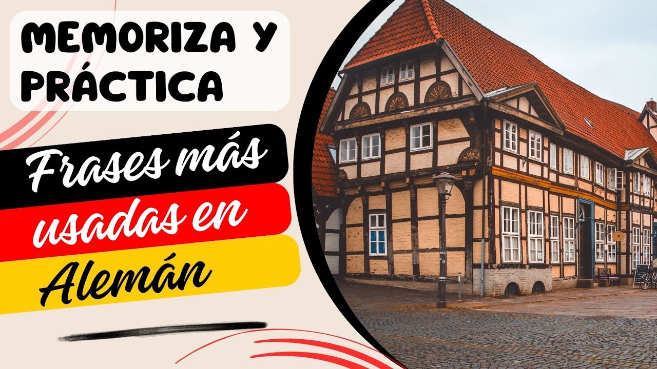 ⚫🔴🟡 Aprende Alemán - Memoriza las frases mas importantes en alemán y ...