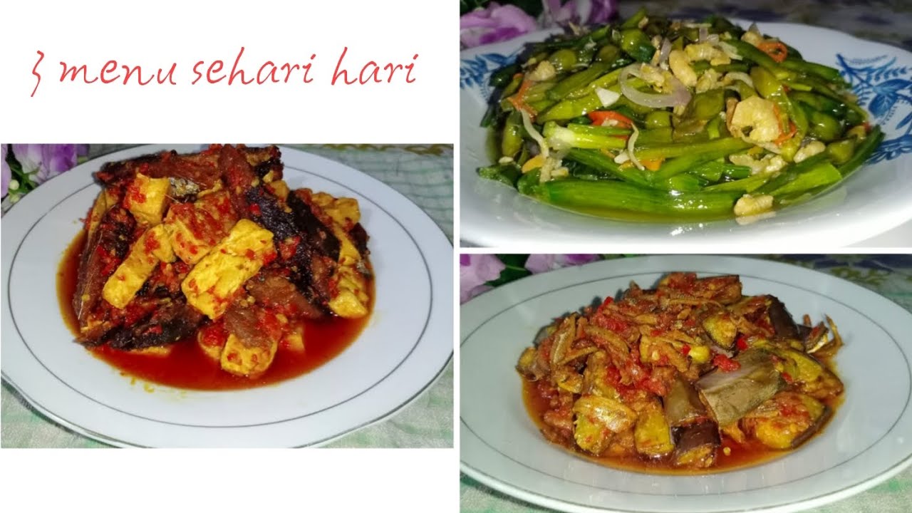3 resep menu sehari hari⁉️caranya mudah dan simple - YouTube