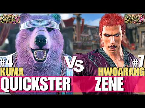 Tekken 8 Replays - The Quickster (Kuma) vs Zenerational (Hwoarang) | High Level Ranked Set