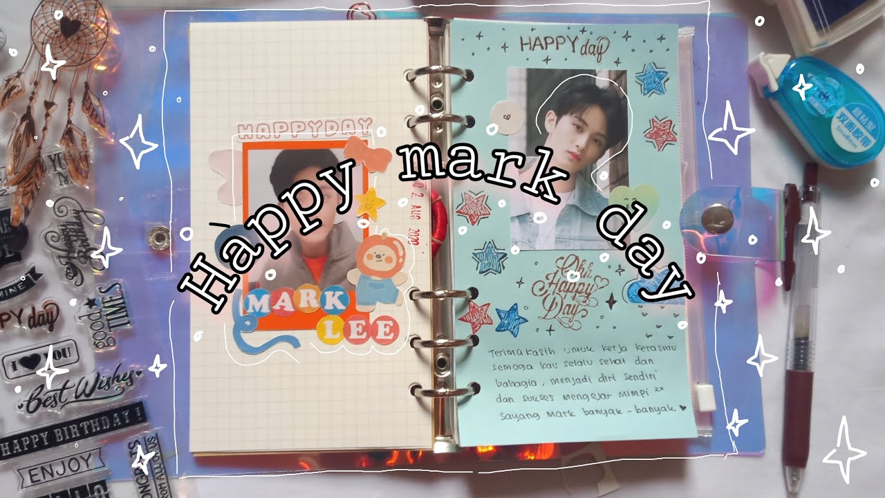 Happy mark day💚 | journal with nid - YouTube