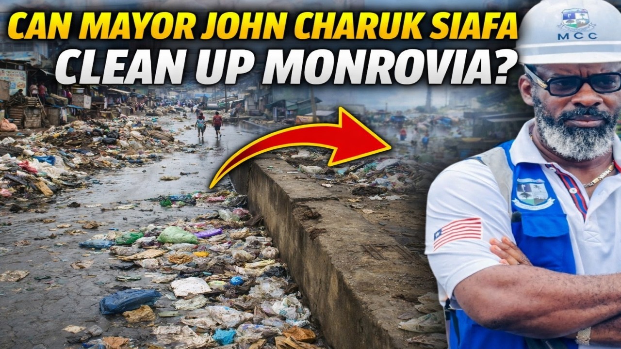 Can City Mayor John Charuk Siafa Clean Up Monrovia? - YouTube