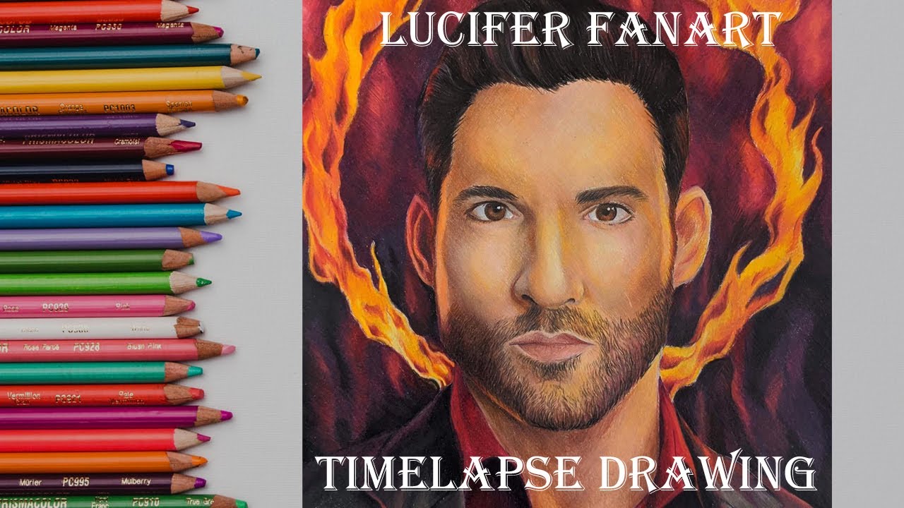 Drawing of Lucifer Morningstar - YouTube