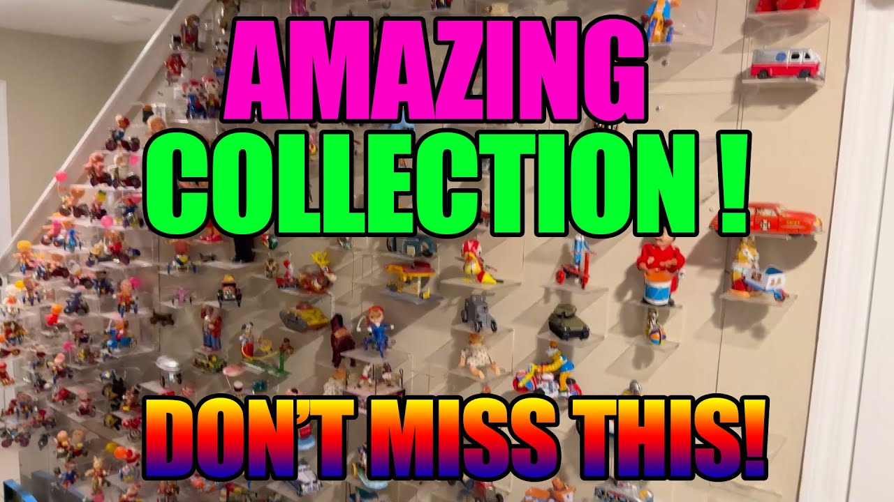 Antique Toys HUGE Collection Tin Toys Don't Miss This! - YouTube