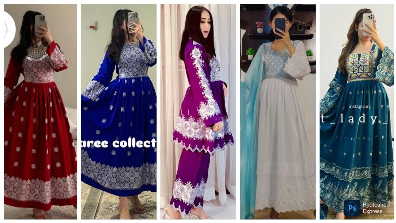 Top most stylish hazaragi party clothes fashion/new hazaragi embroidery ...