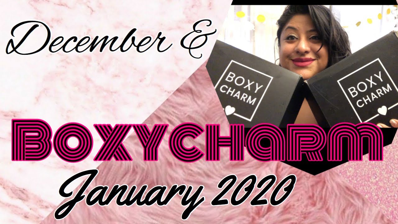January 2020 BOXYCHARM unboxing! December Boxycharm too. Plus 3 ...