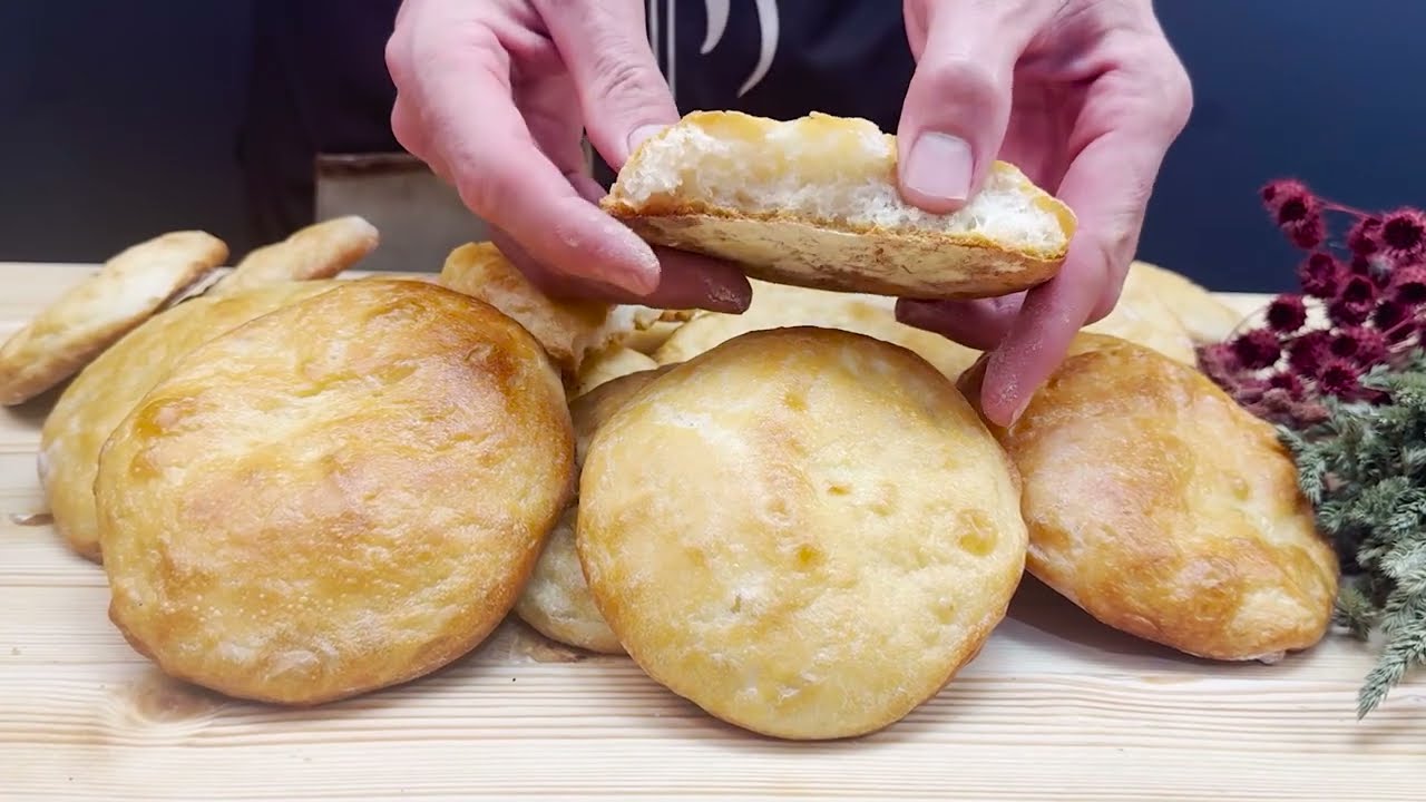 DÖNER BREAD RECIPE 2 kilos of dough yields exactly 35 pieces😱 - YouTube