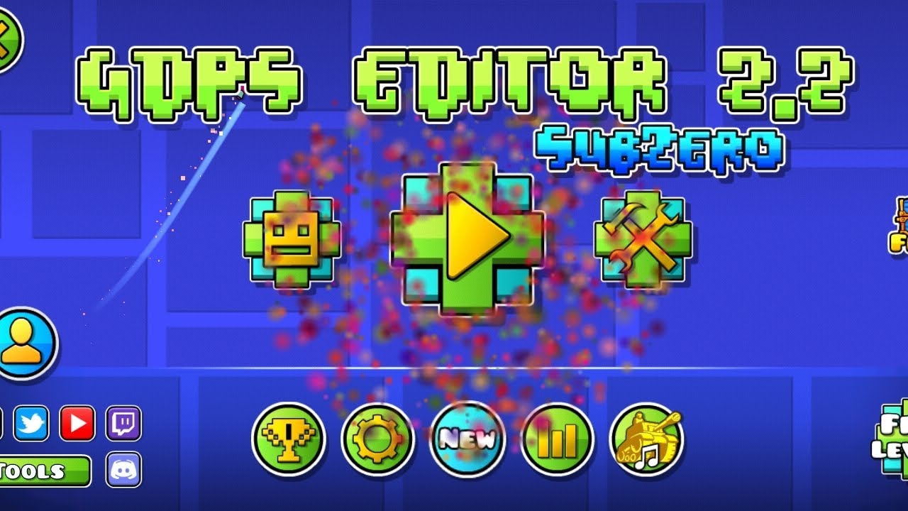 New Particle In Menu | Geometry Dash 2.2 - YouTube
