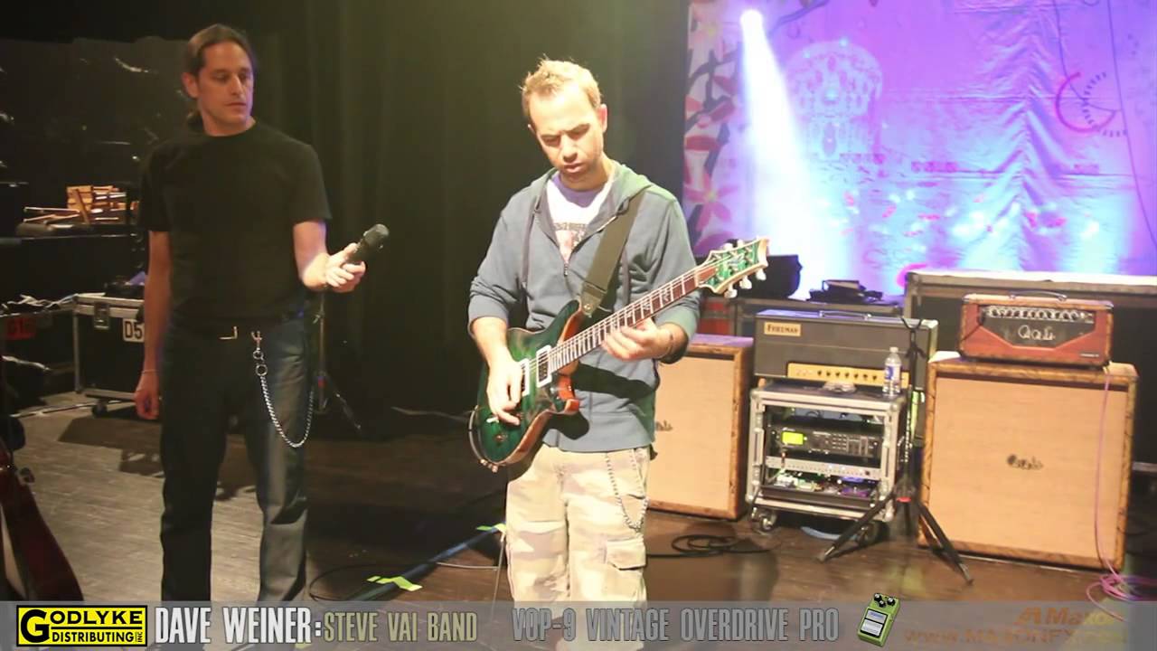 HEAR THEIR GEAR - Dave Weiner; Steve Vai Sidekick and Maxon - YouTube
