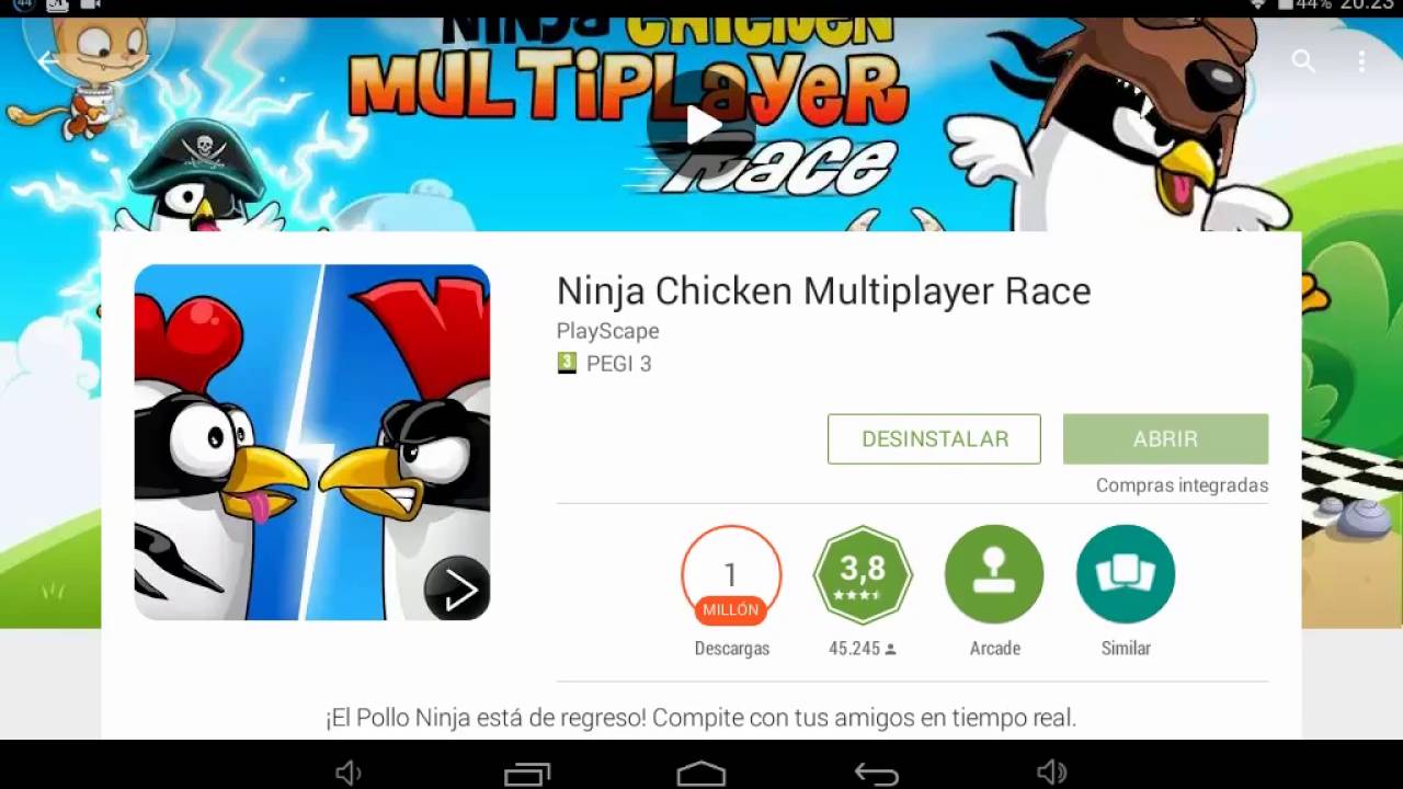 Carrera de pollos!! #1 Ninja chicken - YouTube