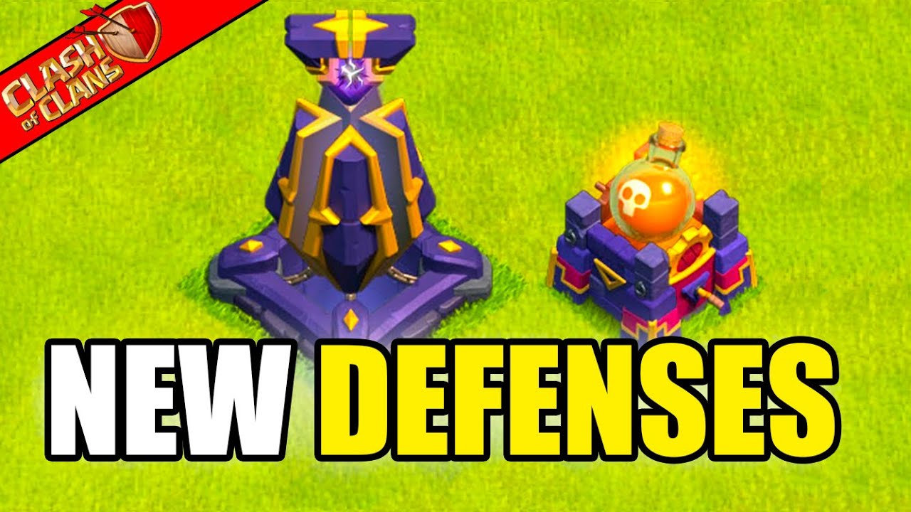 NEW Defenses at Town Hall 15! The Monolith & Spell Tower (Clash of ...
