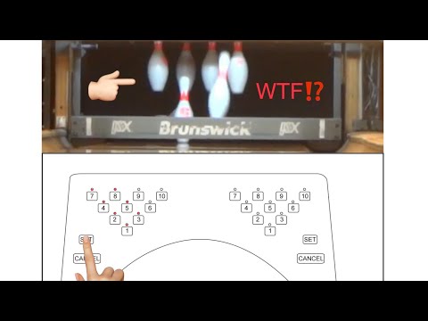 Brunswick GS-Series Pinsetters - Set Button Function (to recover 2nd ...