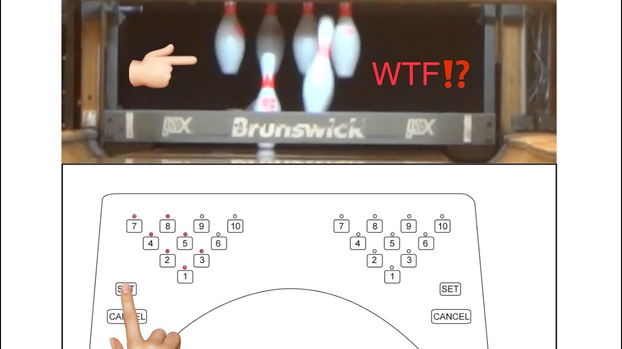 Brunswick GS-Series Pinsetters - Set Button Function (to recover 2nd ...