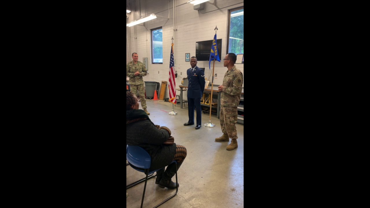 USAF Promotion Ceremony to SrA - YouTube