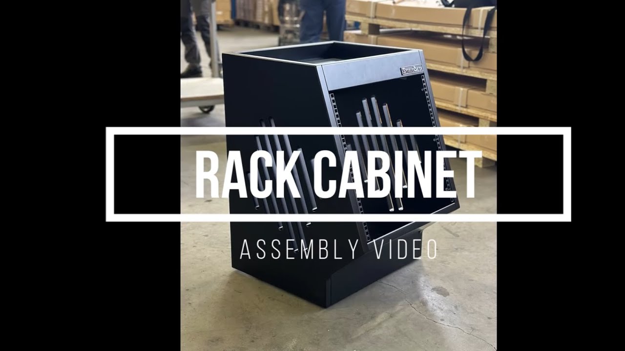 StudioDesk Rack Cabinet 10 U - Assembly manual - YouTube