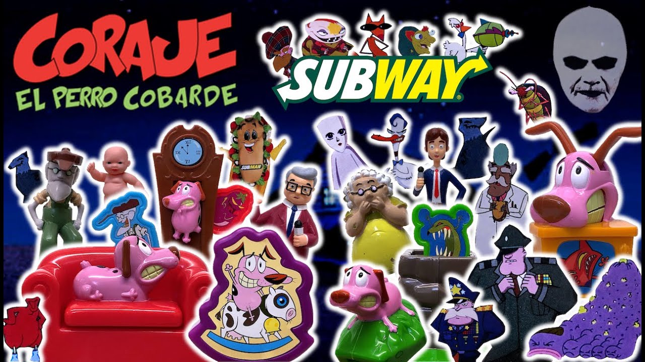 Mi Colección de CORAJE el Perro Cobarde de CARTOON NETWORK | Juguete RETRO Subway (2003) - TOY ...