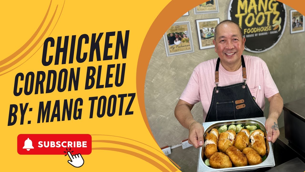 MANG TOOTZ CHICKEN CORDON BLEU WITH TARTAR SAUCE RECIPE - HOW TO COOK ...