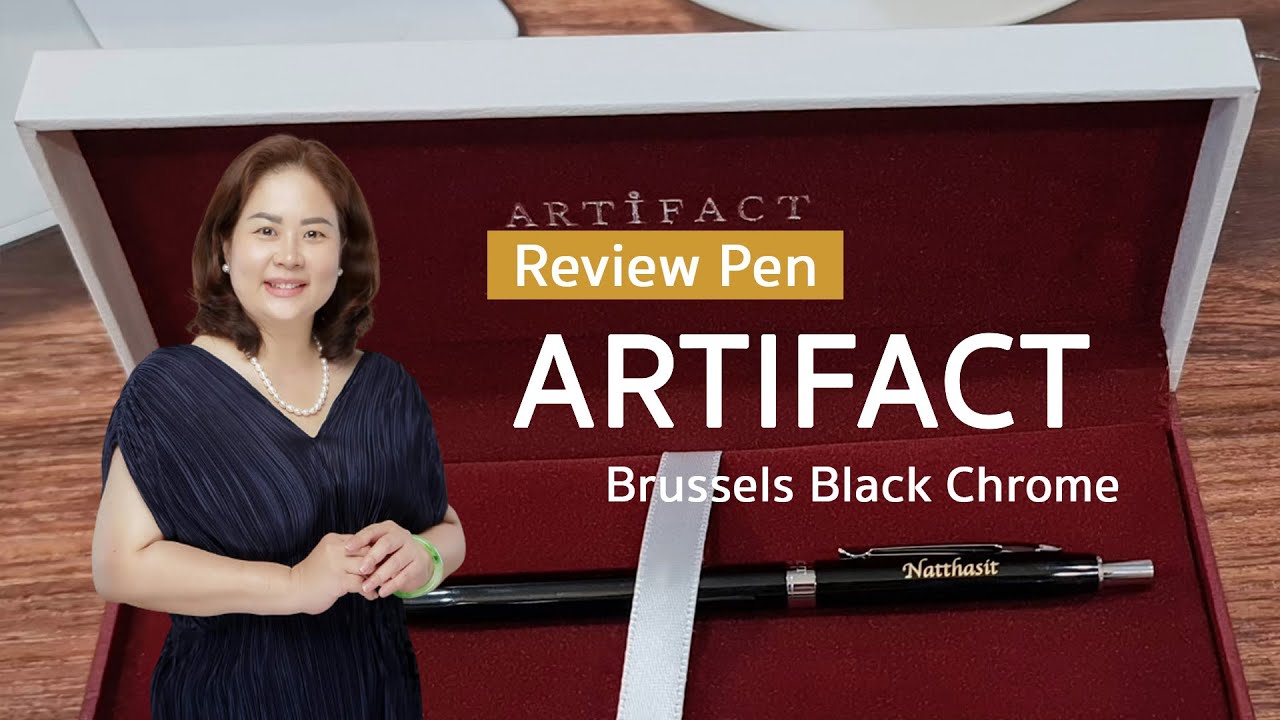 Artifact Brussels Black Chrome Ballpoint Pen - YouTube