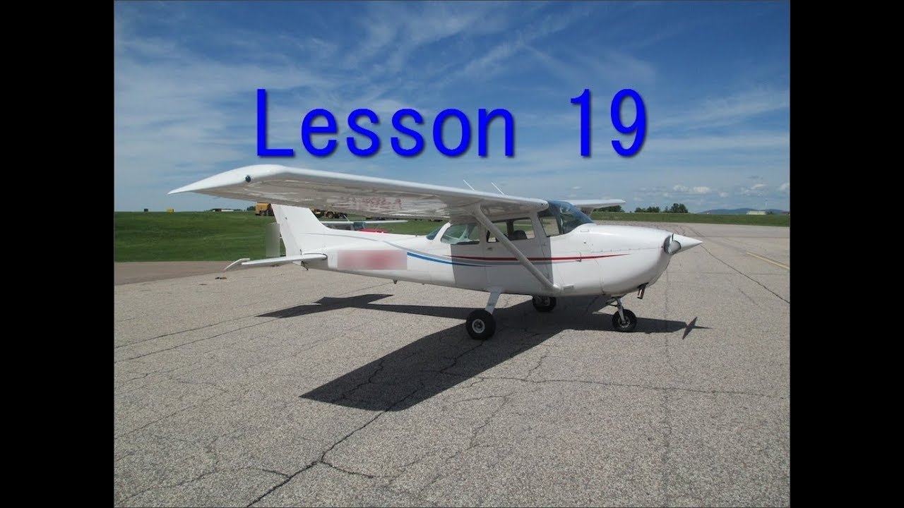 Private Pilot lesson 19 (first solo) - YouTube