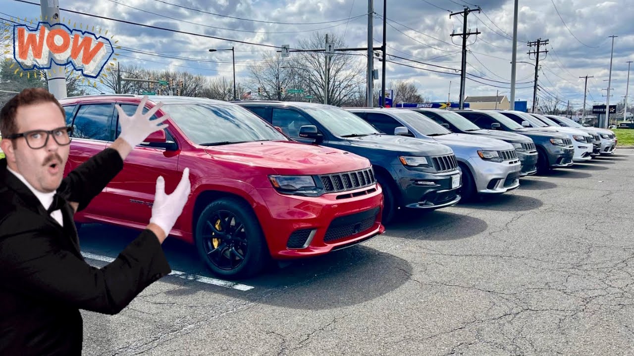 Lots of HORSEPOWER at our 2nd Jeep SRT / TRACKHAWK meet - YouTube
