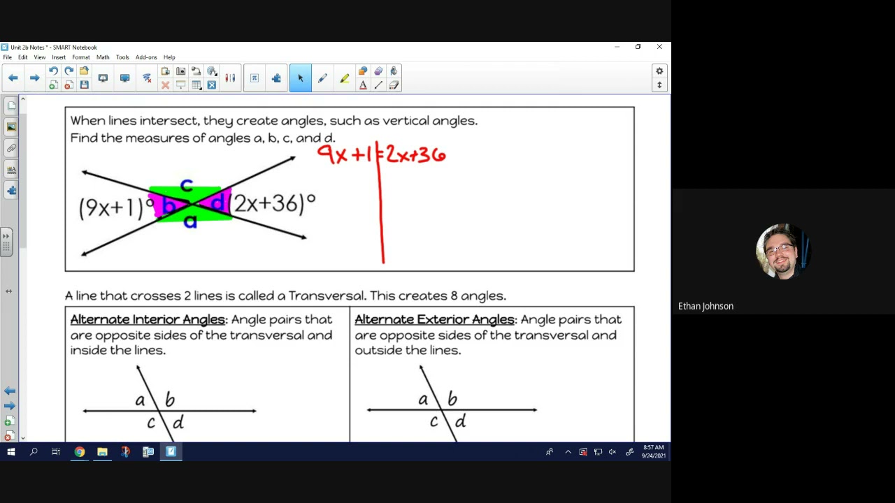Geometry Unit 2b Lesson 1 - YouTube
