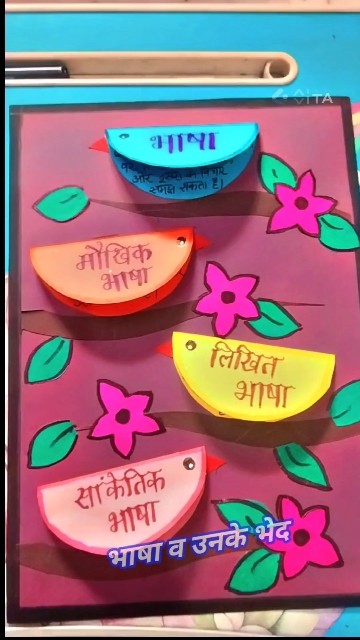 भाषा व उनके भेद चार्ट | bhasha chart| bhasha or unke bhed chart| #easy ...