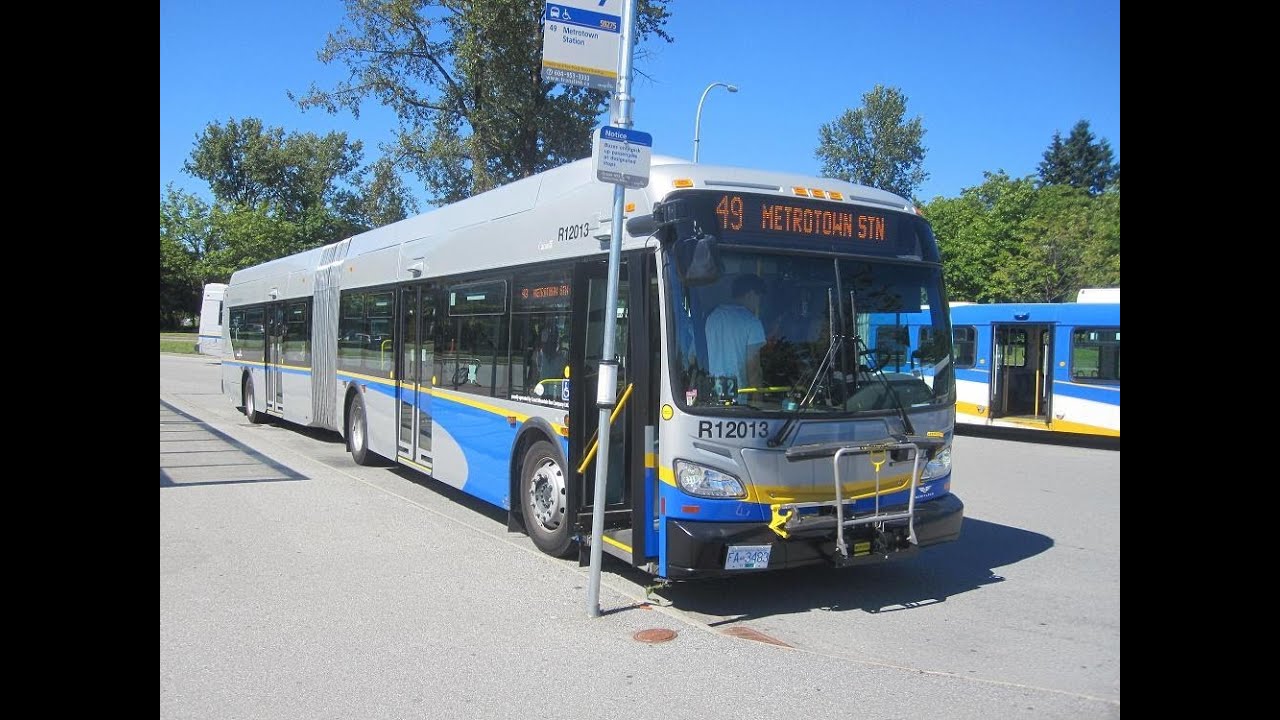 TransLink (CMBC) 2012 New Flyer XDE60 - R12013 - YouTube
