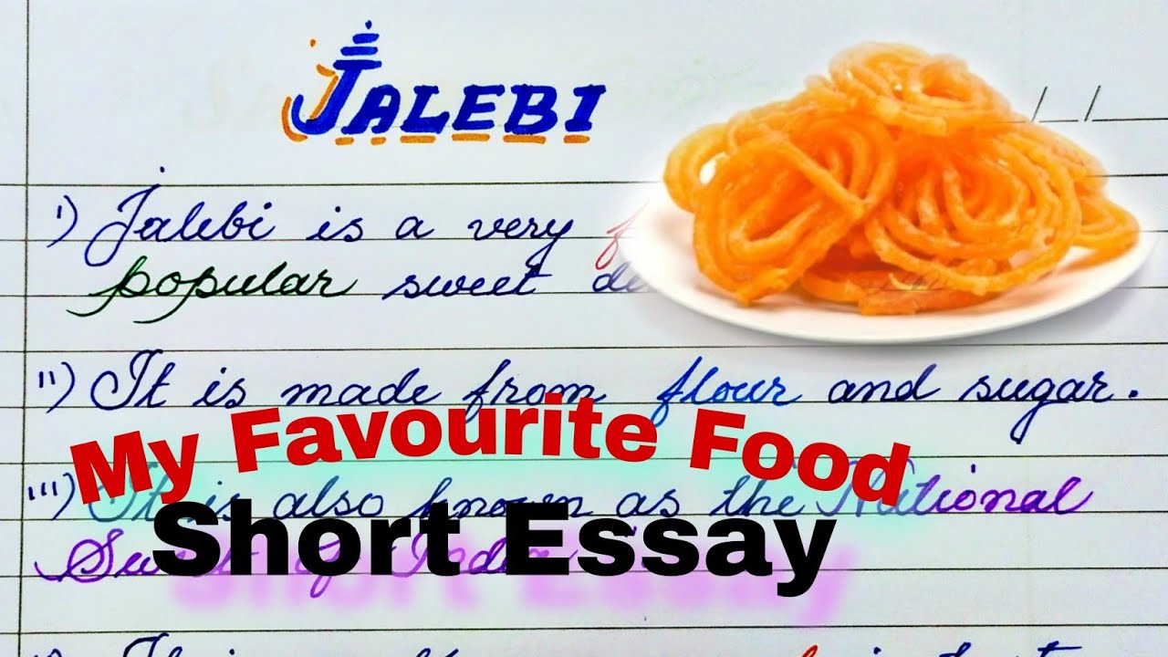 my favourite sweet jalebi essay in english | essay on jalebi | my ...