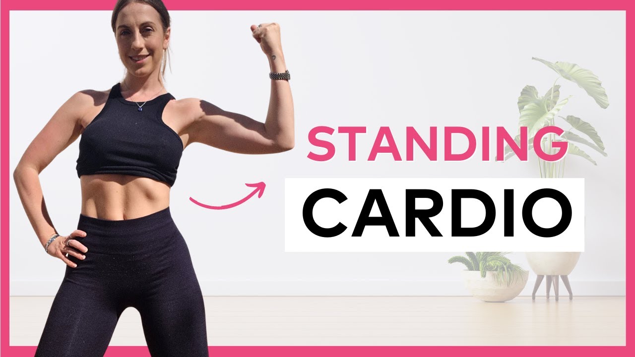 Standing Cardio Workout! 12 mins, no equipment! - YouTube