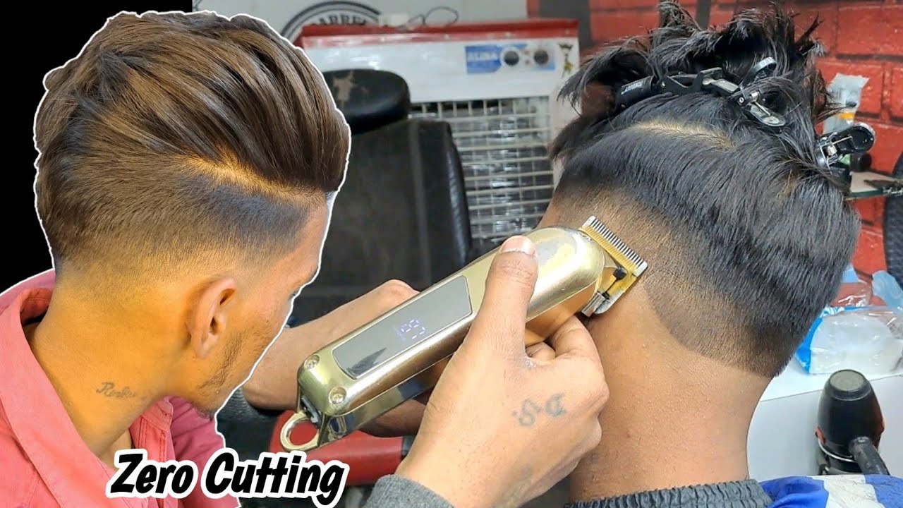 zero cutting kaise karte hai / Skin Fade Hair Cut / full tutorial - YouTube