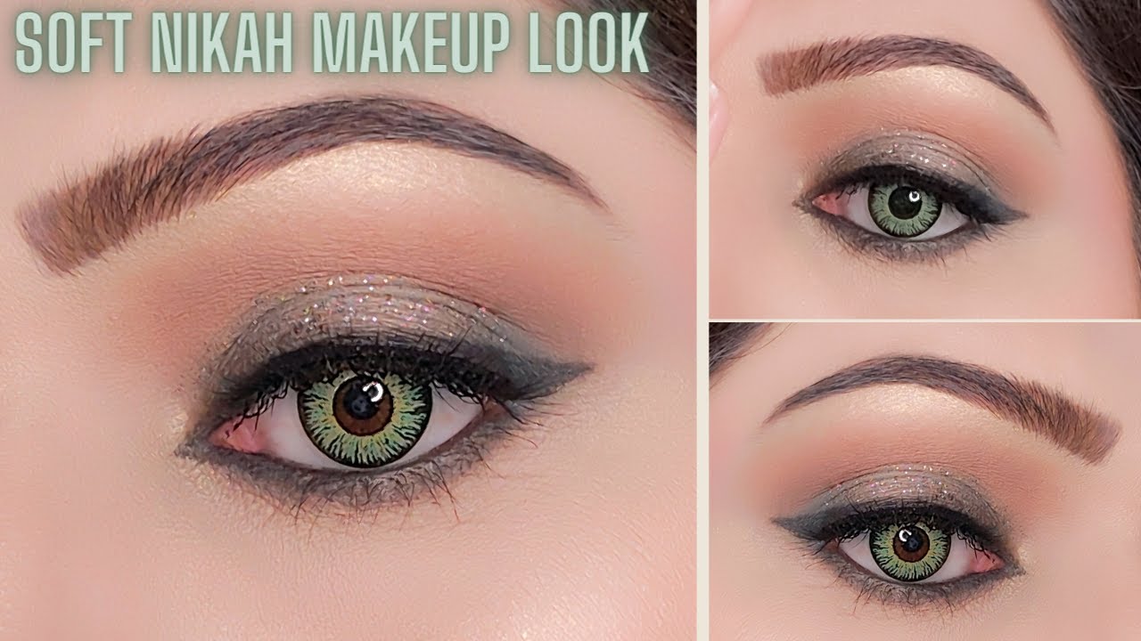 Soft & Elegant Nikah Bride makeup look toturial / Nikah makeup at home ...