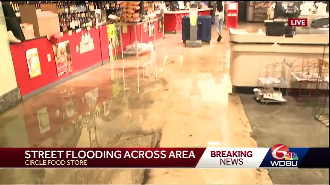 Flood hits Circle Food Store again - YouTube