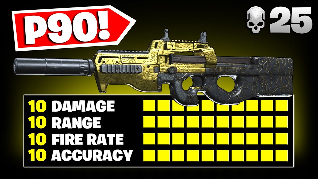 HOW TO MAKE THE "P90" OVERPOWERED! BEST P90 CLASS SETUP! 25 KILL ...